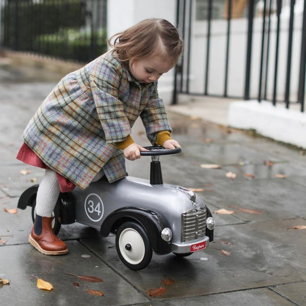 Baghera Speedster Silver Ride-On Car – Warrnambool Breastfeeding Centre